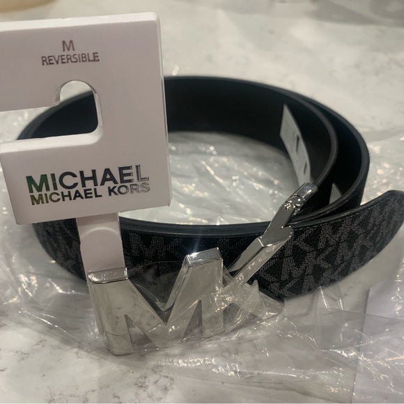 Michael Kors | Accessories | Womens Michael Kors Black Mk Logo ...